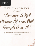 English Project Xii | PDF | Fear | Anxiety