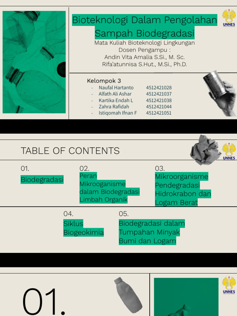 Bioteknologi untuk Pengolahan Sampah Biodegradasi | PDF