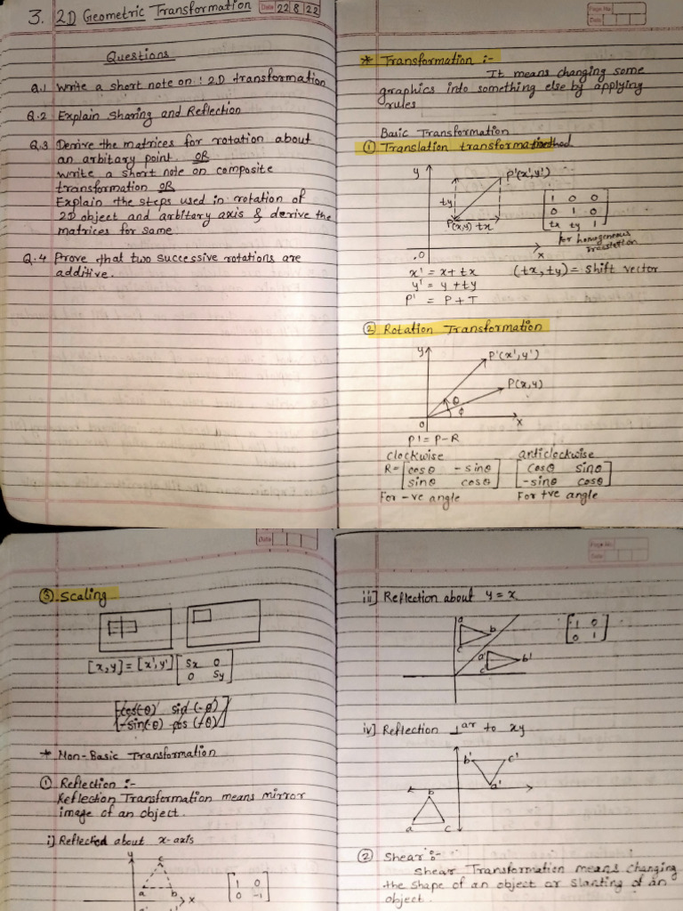 CG Module 3 Notes | PDF