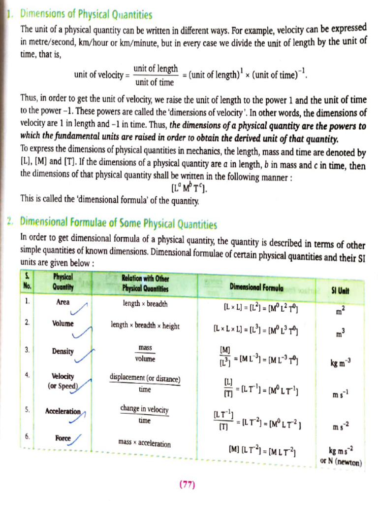 Dimensional Analysis (1) | PDF | Force | Physical Phenomena