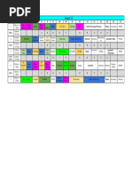 Class 9 Nine Period Timetable 2024-25 | PDF | Natural Sciences | Science