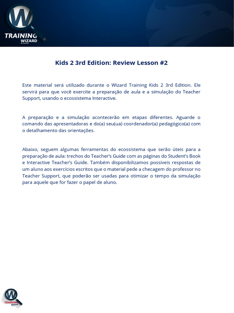 Handout - Wizard Training K2 3rd Edition | PDF