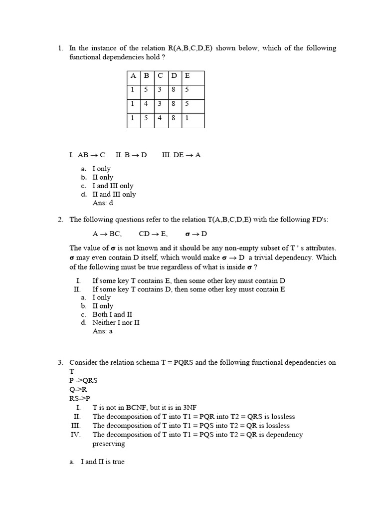 CT2 Key | PDF | Data Management | Databases