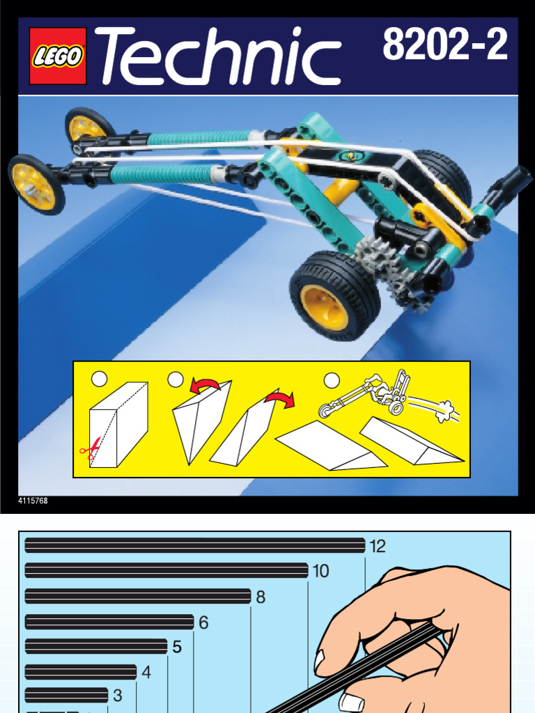 Building Instructions For 8202, Easy Rider, LEGO® Technic - 2 | PDF