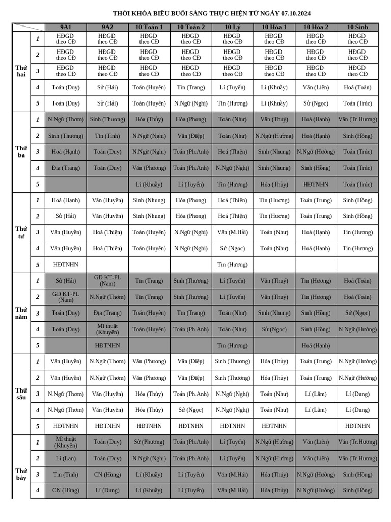 TKB Bu I Sáng T 07.10.2024 | PDF