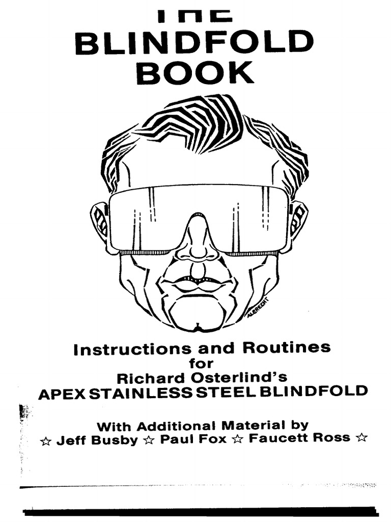 The Blindfold Book | PDF