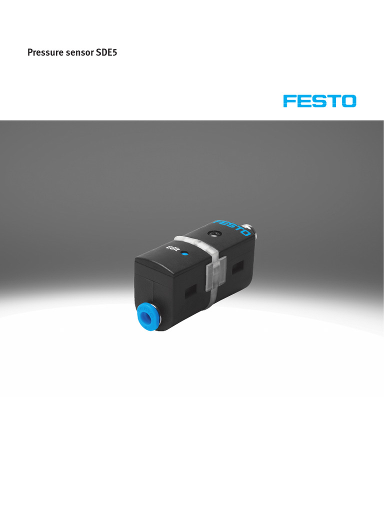Pressure Sensor SDE5 | PDF | Electrical Connector | Bipolar Junction ...