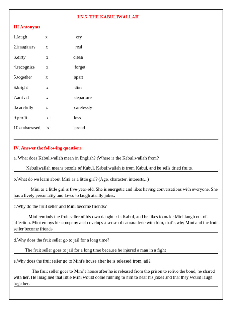 CONLIB Kabuliwallahgr5 20240823220329 2 | PDF | Mystery, Thriller ...