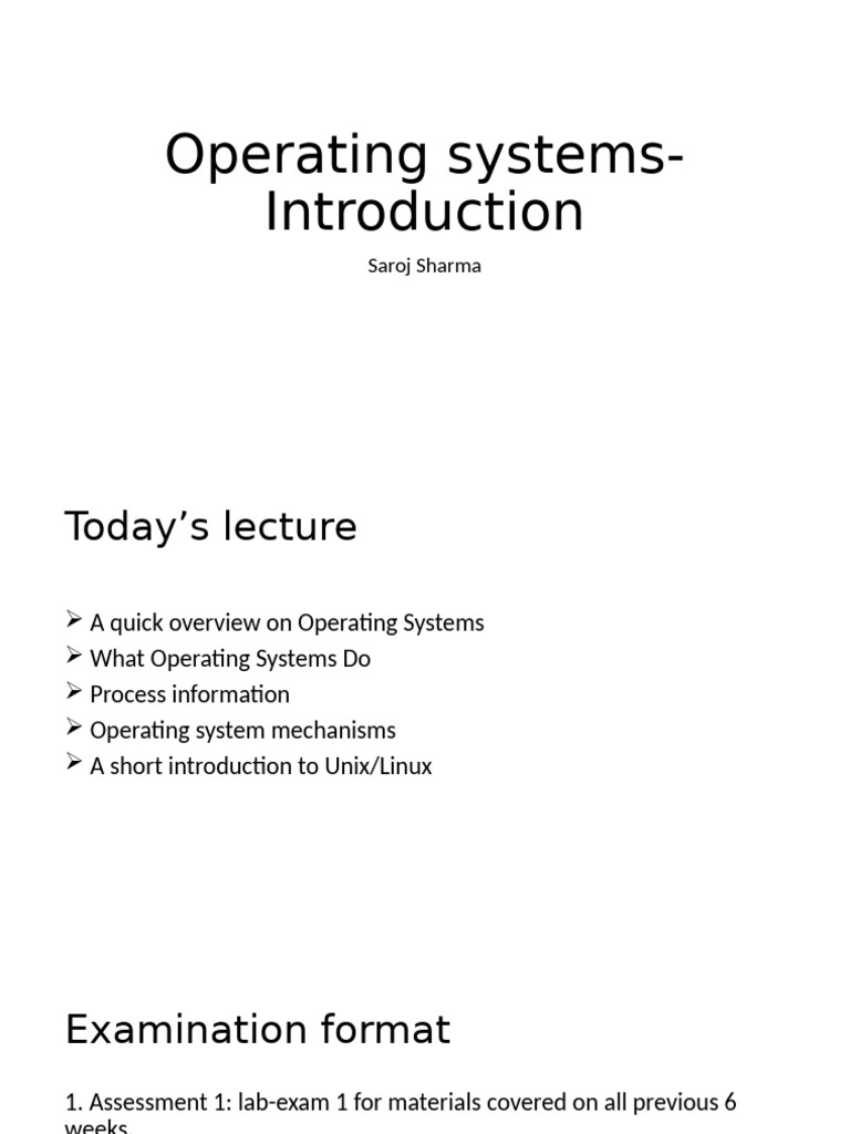 os1 | PDF | Operating System | Process (Computing)
