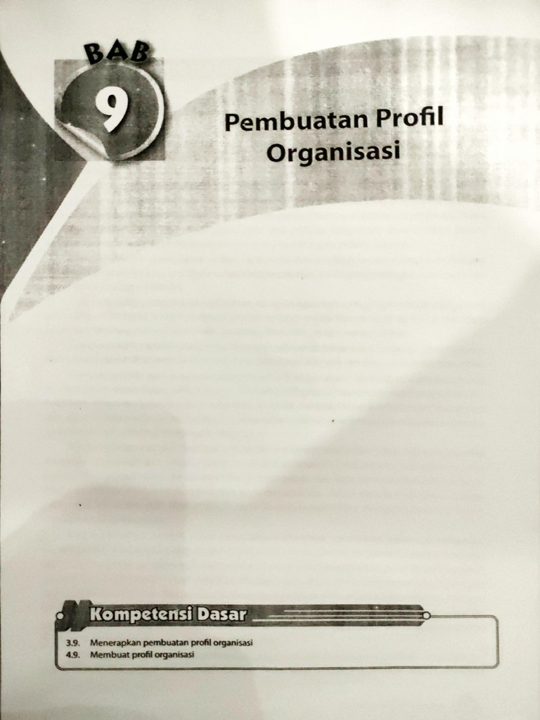 KD 9 Pembuatan Profil Organisasi | PDF