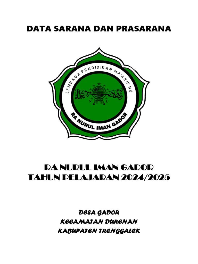 Program Pengembangan Sarpras | PDF