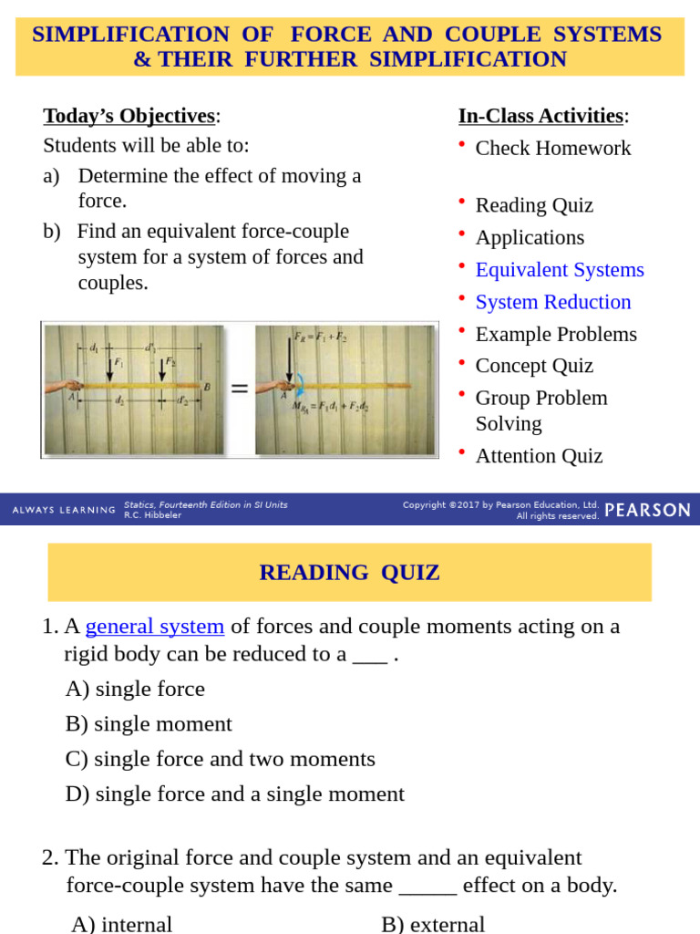 Statics Lec PPT Section 4.7-4.8 | PDF | Force | Mechanics