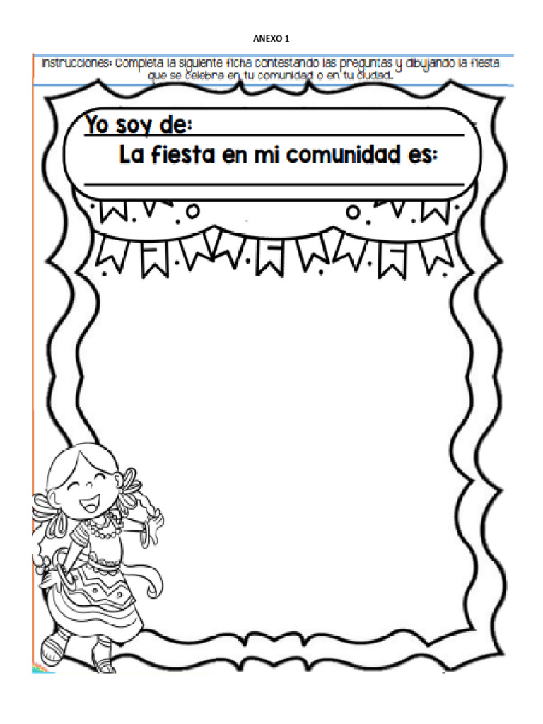 Anexo La Fiesta de Nuestra Comunidad | PDF