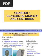 Centroid and Center of Gravity Problems 1 PDF | PDF | Area | Center Of Mass