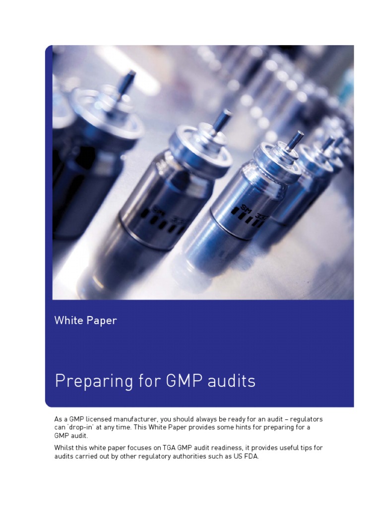 White Paper Tga Audit Readiness | PDF | Internal Audit | Audit