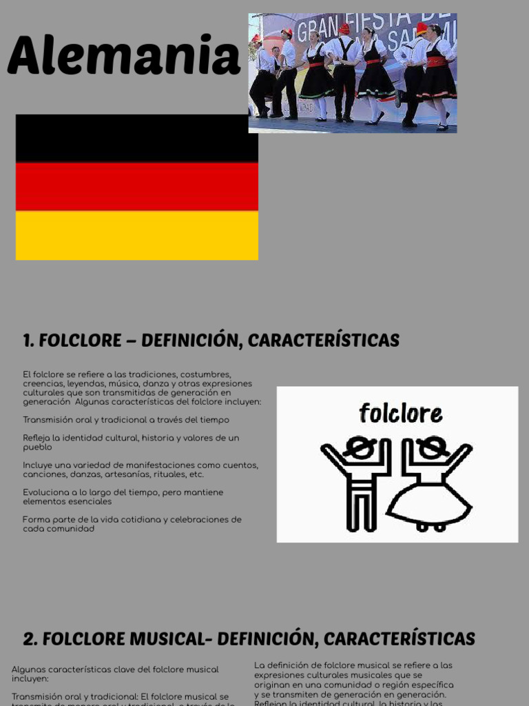 Folclore Musical de Alemania | PDF | Folklore | Música folk