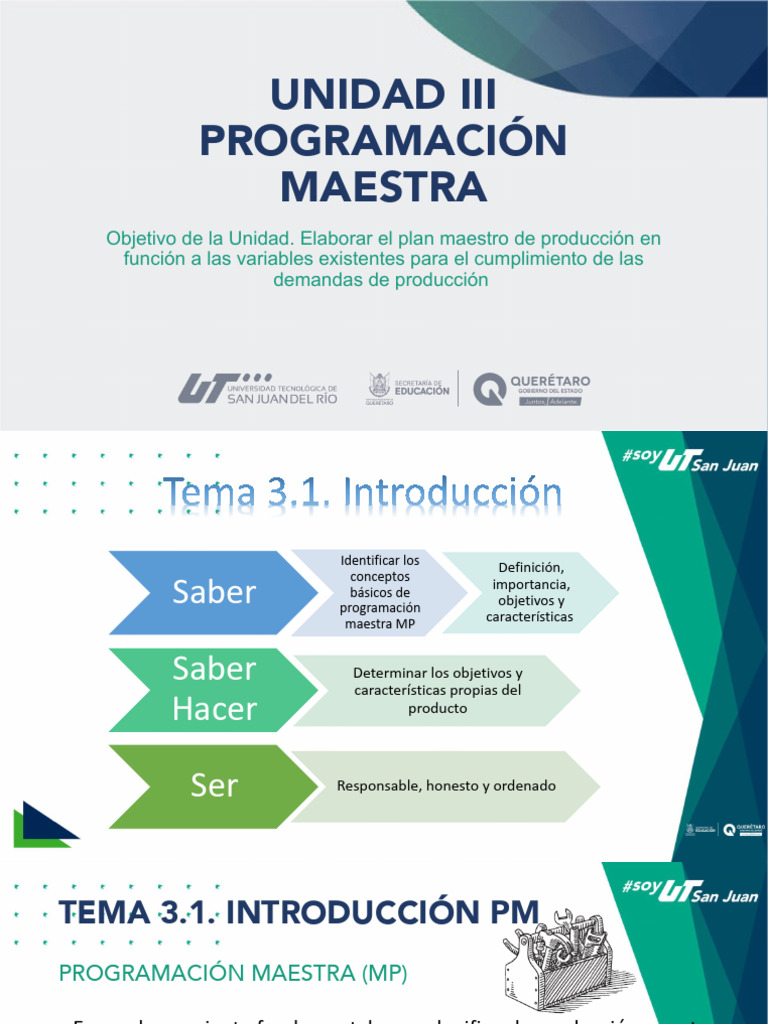 Programacion Maestra | PDF | Business | Planificación