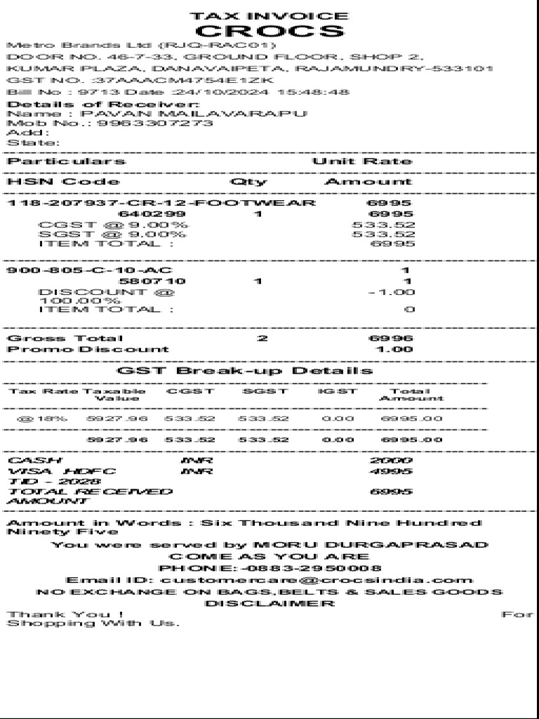 Crocs 2024-10-24 1729765174 | PDF