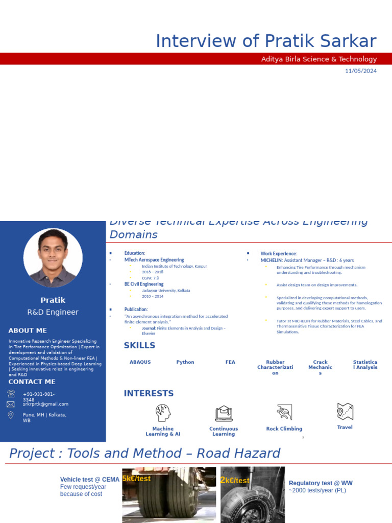 Engineering Insights with Pratik Sarkar | PDF | Simulation | Artificial Intelligence