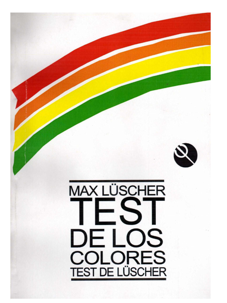 Manual Del Test de Colores de Luscher | PDF | Color | Ansiedad