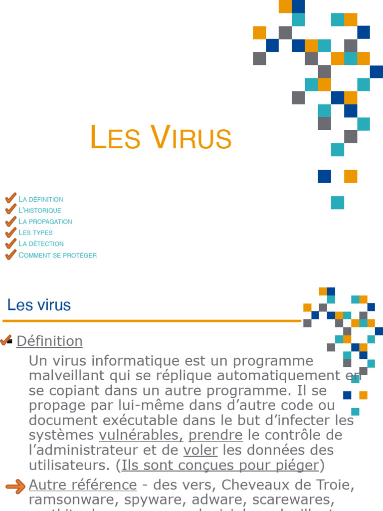 Types de virus informatiques expliqués | PDF | Virus informatique ...