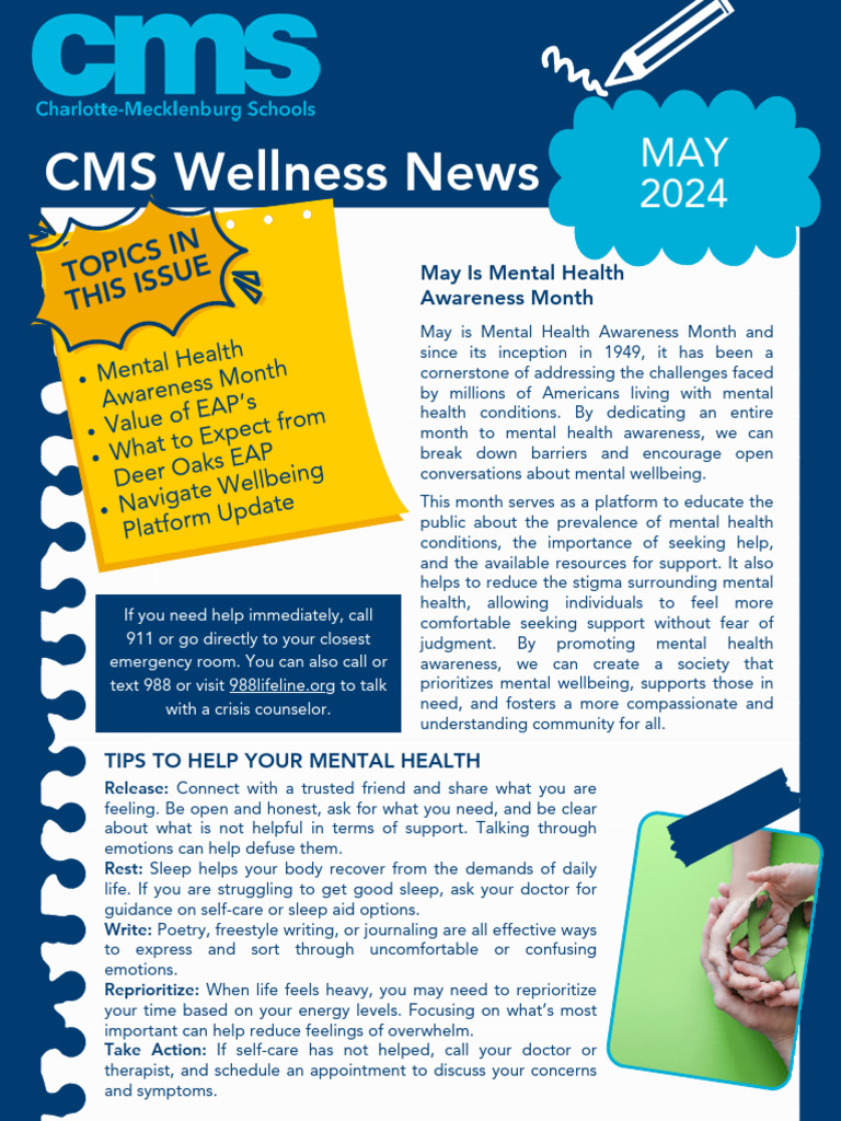 CMS May Newsletter - Final | PDF | Psychology