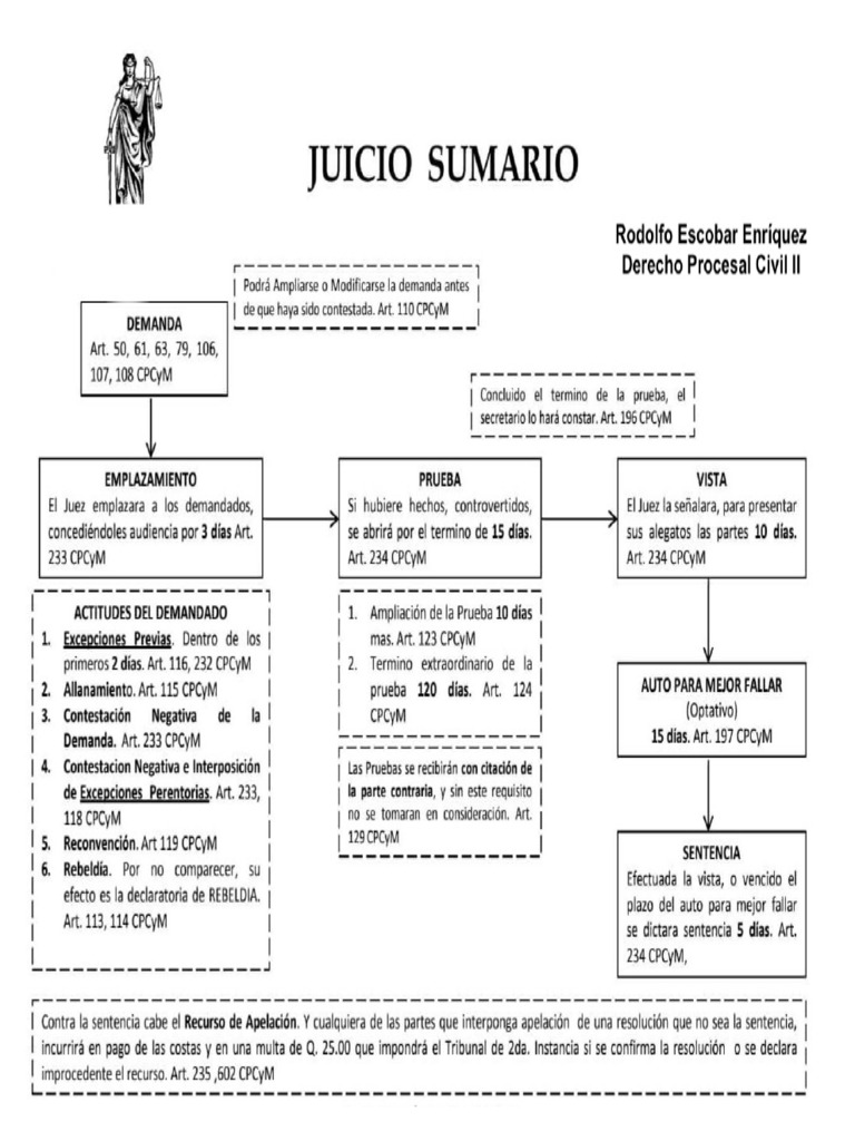 Juicio Sumario | PDF