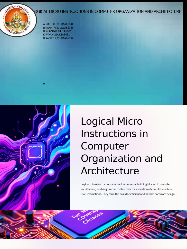 PPT COA | PDF | Central Processing Unit | Digital Electronics
