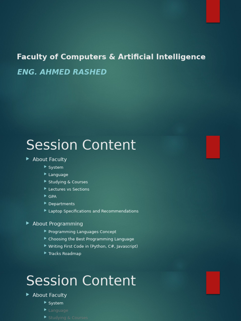 Faculty of Computers & Artificial Intelligence 2 | PDF | Computer Programming | Systems Architecture
