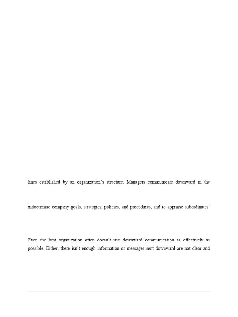 Chapter 3 CHANNELS OF COMMUNICATION | PDF | Hierarchy | Communication