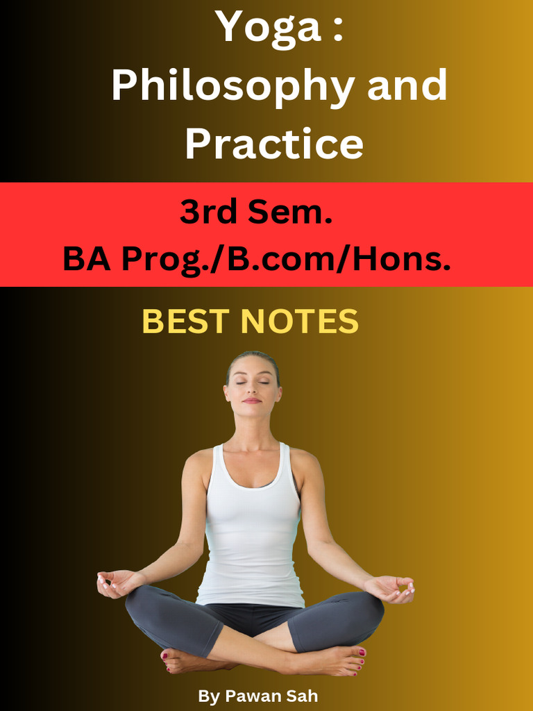 HINDI NOTES YOGA Philosophy and Practice 3rd Sem. | PDF