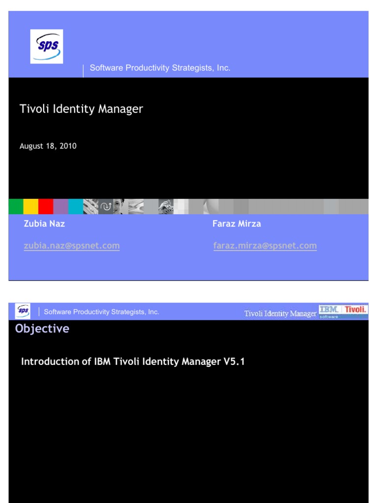 Introduction To Tivoli Identity Manager | PDF | User (Computing) | Software