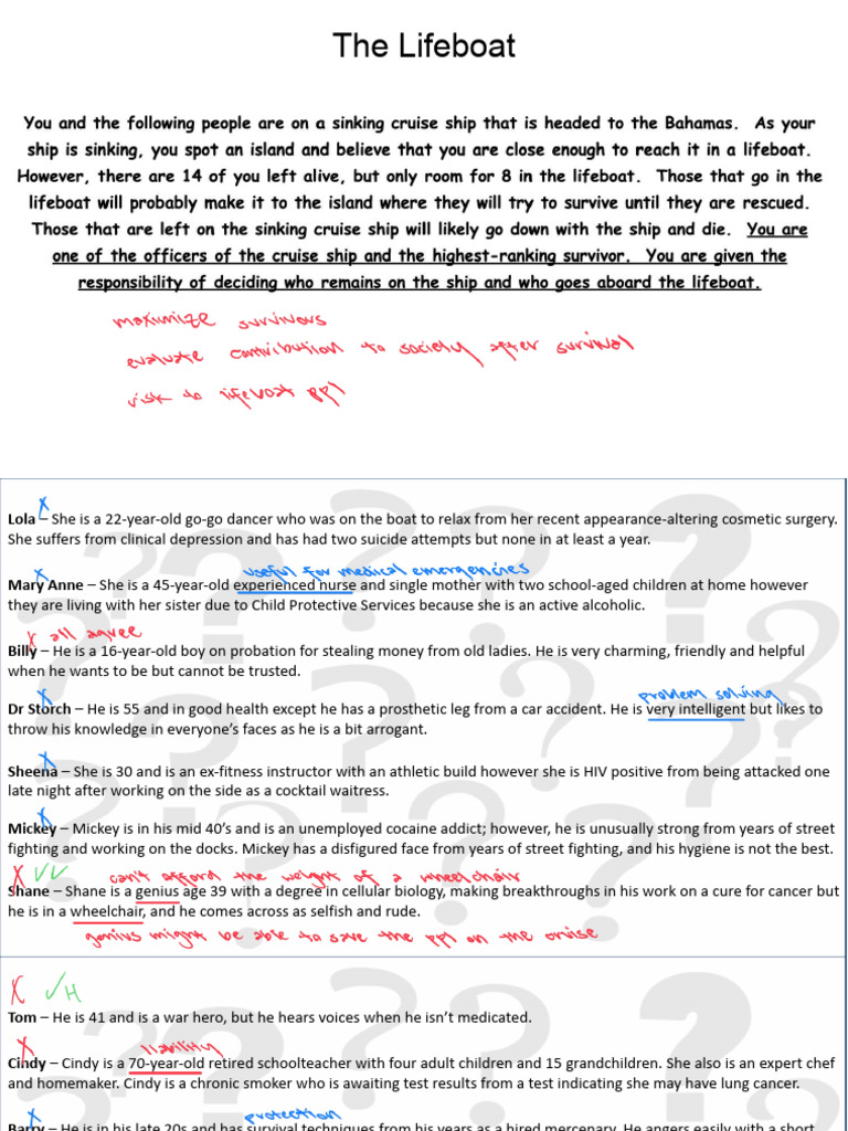 Lifeboat Information | PDF