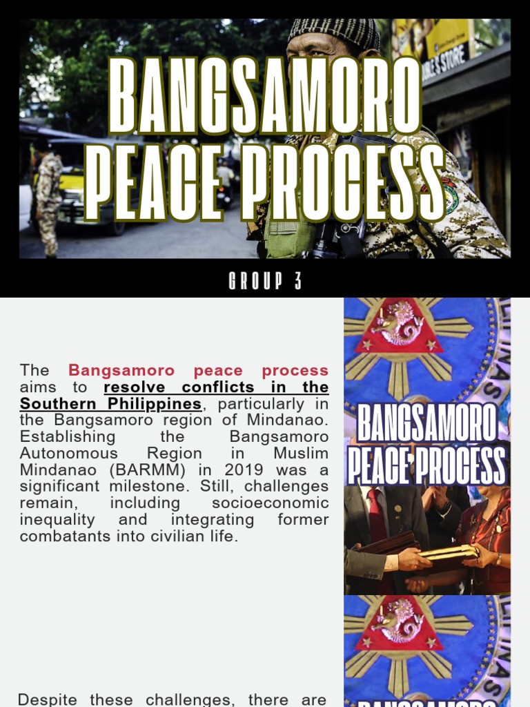 Group 3 Bangsamoro Peace Process | PDF | Political Science | Social Psychology