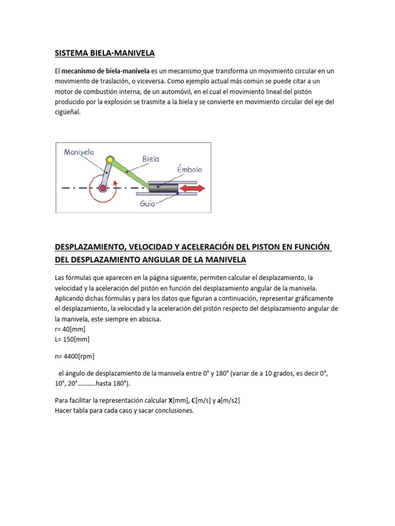 1 Sistema Biela Manivela | PDF