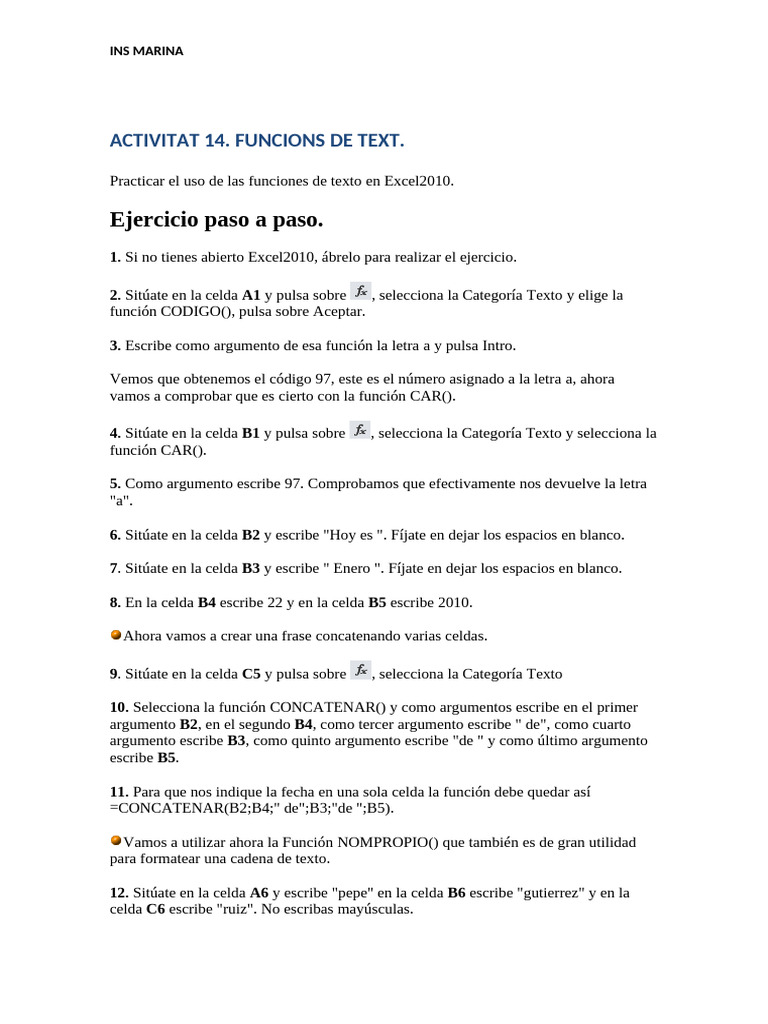 Act - 14.funcions de Text | PDF