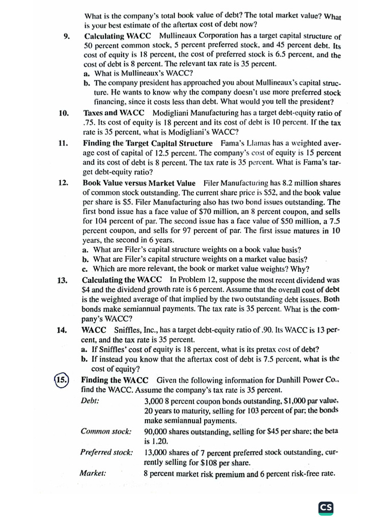 chapter 14 question | PDF