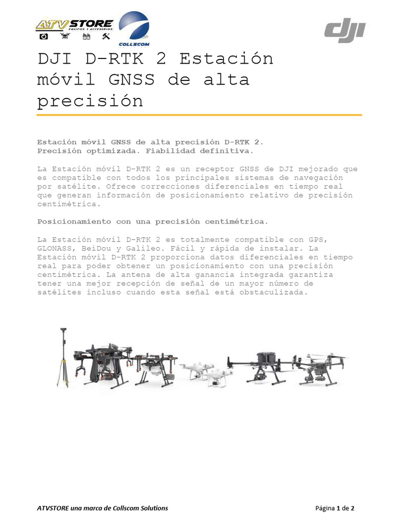 Dji Estacion DRTK2 | PDF | Sistema de Posicionamiento Global ...