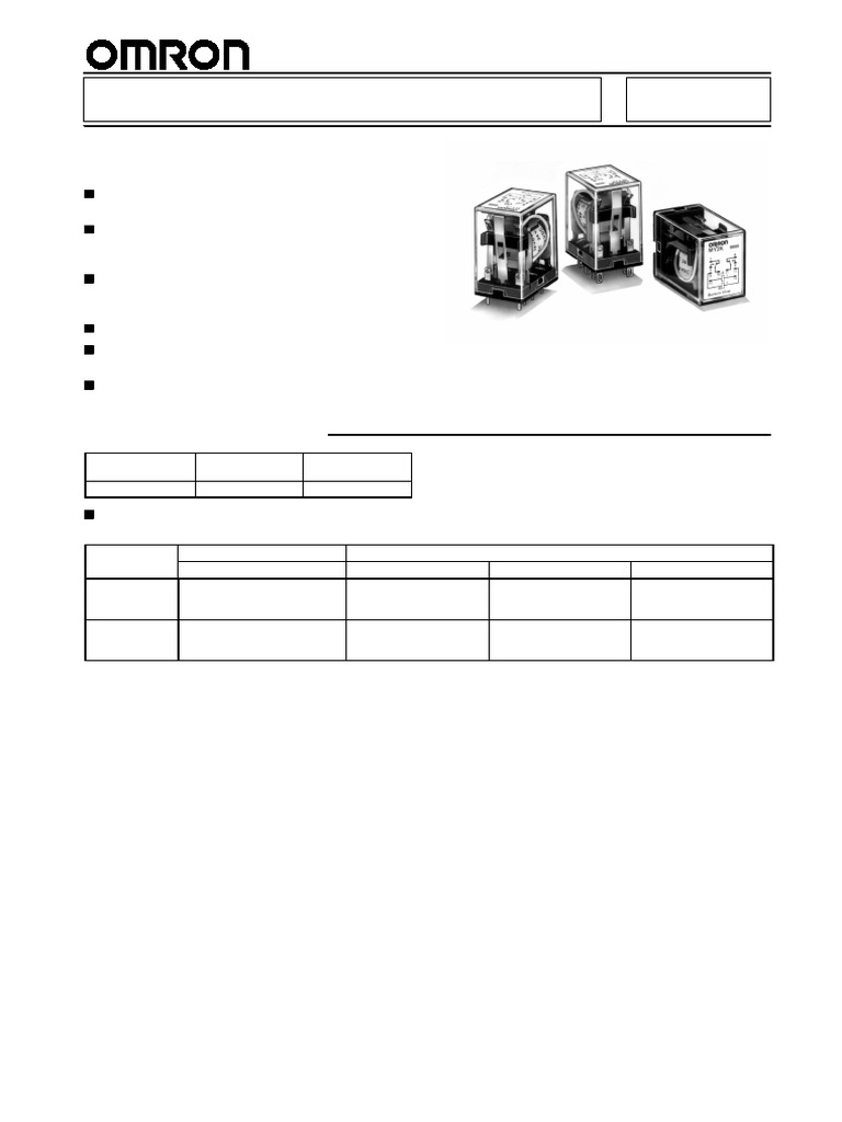 General-Purpose Latching Relay: Ordering Information | PDF | Relay | Alternating Current