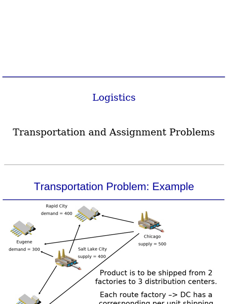 Transportation and Assignment Problems KA | PDF | Theoretical Computer Science | Mathematical ...