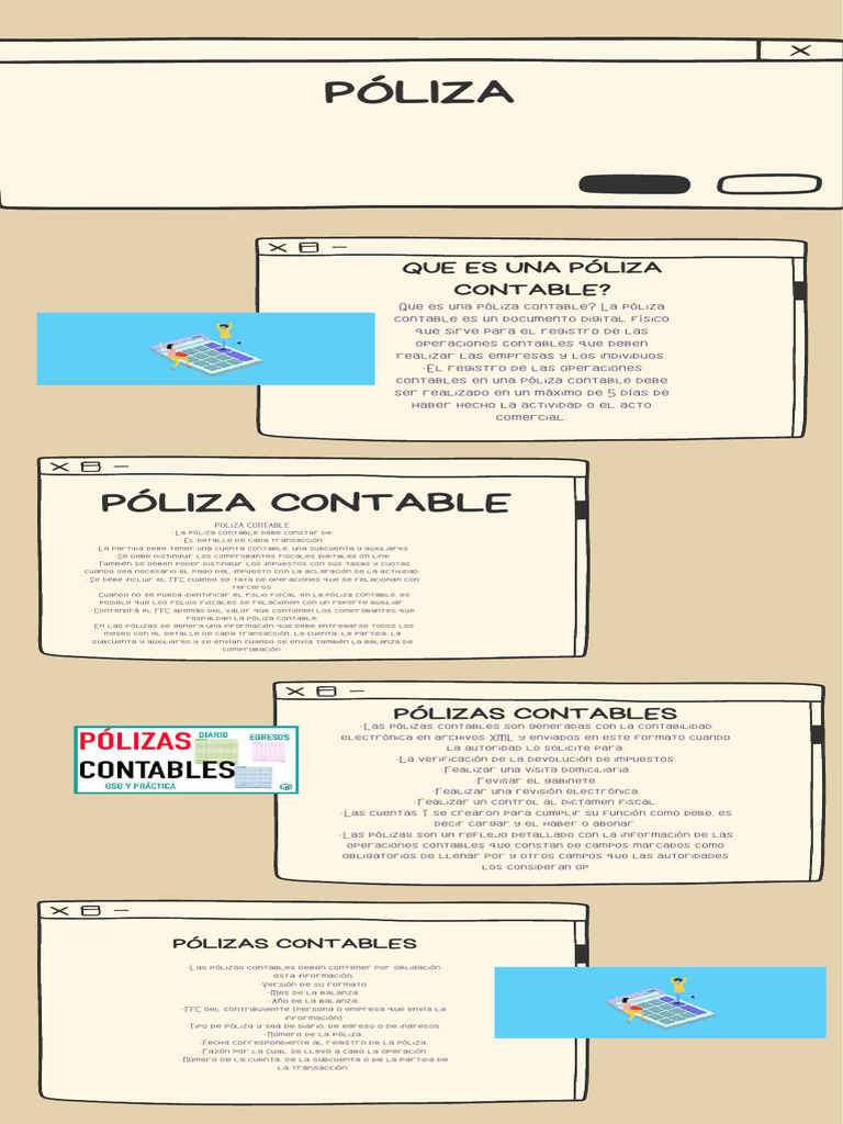 Infografia Contabilidad | PDF | Contabilidad | Cheque
