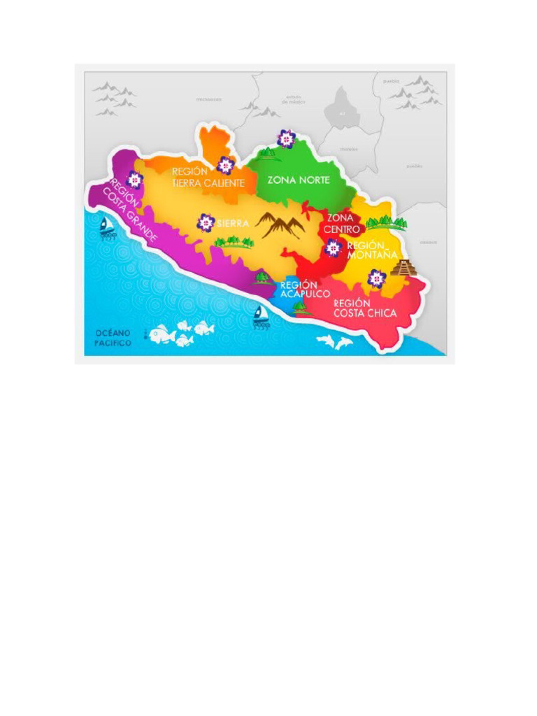 Mapa Guerrero | PDF