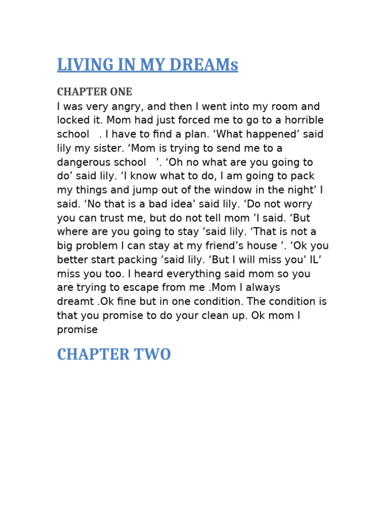 Living in the Dream | PDF