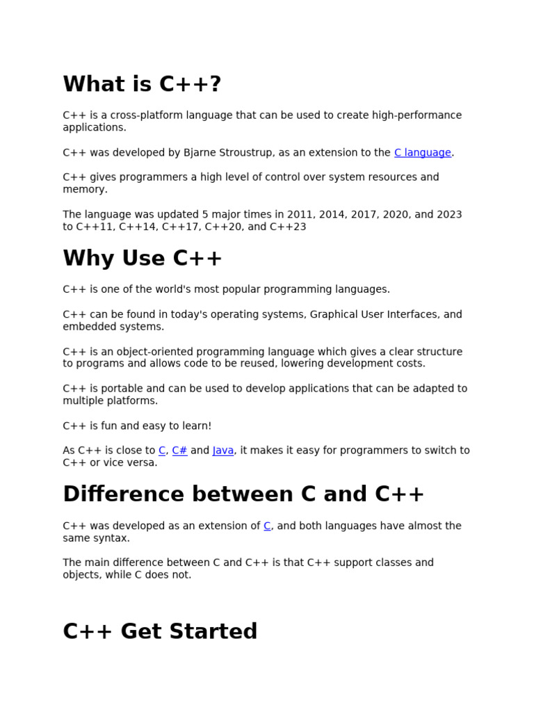 C++ programming (1) | PDF | C++ | Integrated Development Environment C++ programming (1) | PDF | C++ | Integrated Development Environment