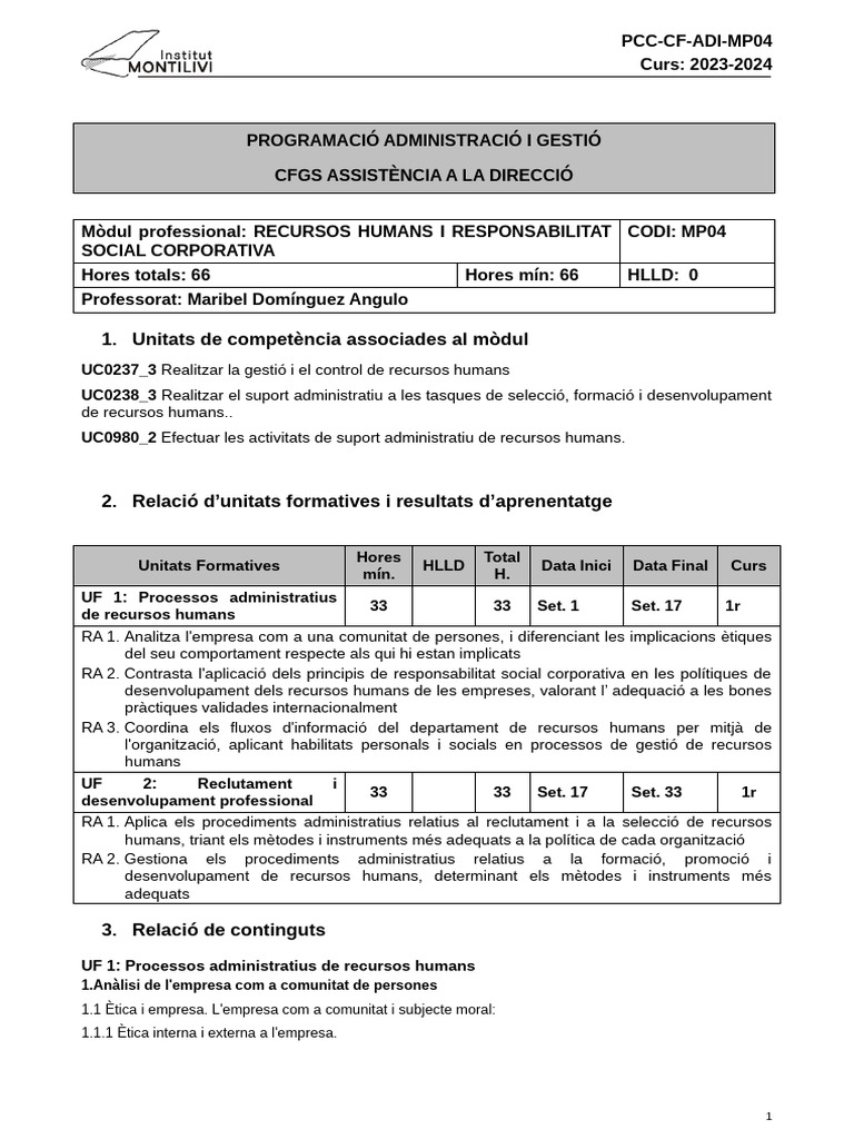 PCC CF Adi MP04 2324 | PDF