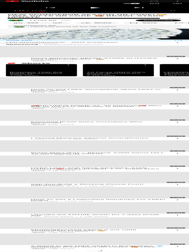 New Spongebob Season QR Code! ? Free Gifts QR Code ? Brawl Stars Update - Youtube 2 | PDF ...