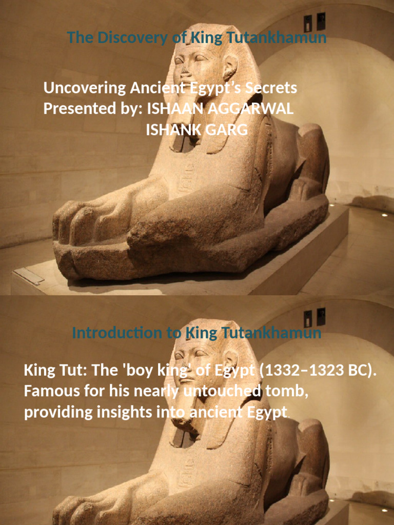 KING TUT PRESENTATION | PDF