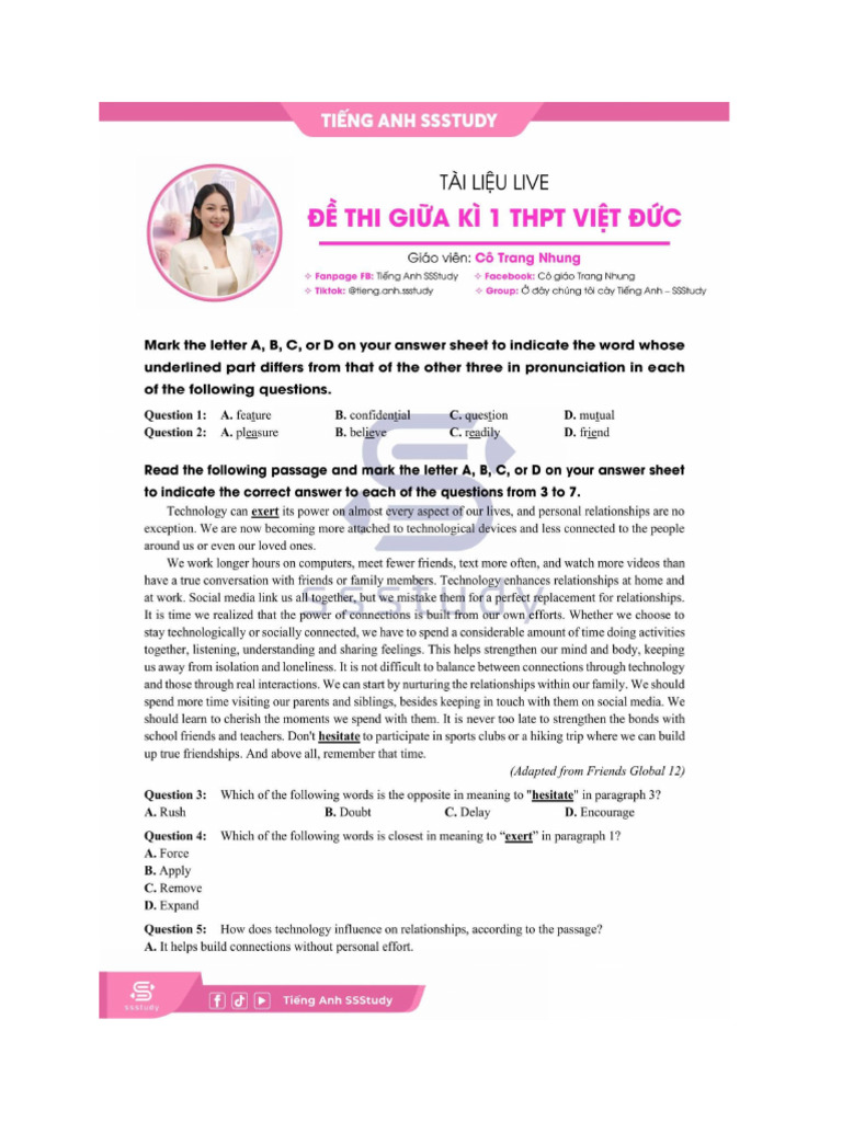 De Truong Viet Duc | PDF