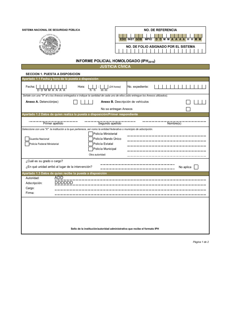 Iph Justicia Cã - Vica | PDF | Policía