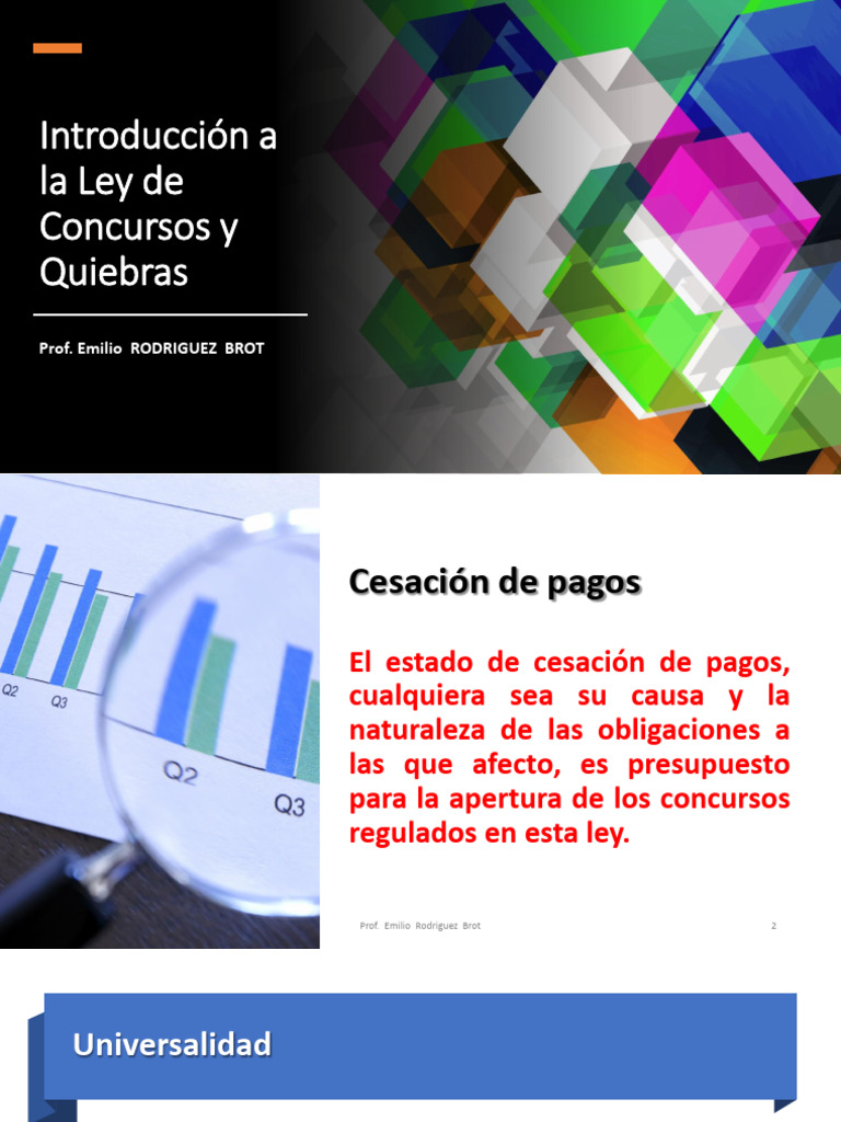 Introducción A La Ley de Concursos y Quiebras | PDF | Bancarrota ...